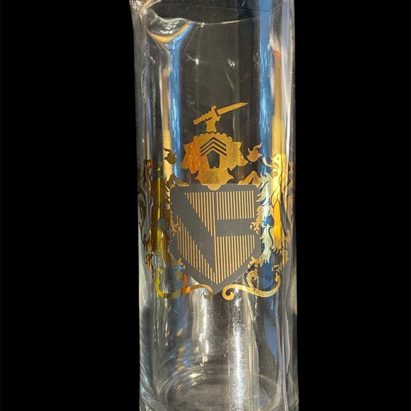 federal glass | Dining | Vtg Mcm 96s Federal Camelot Coat Of Arms Glass ...